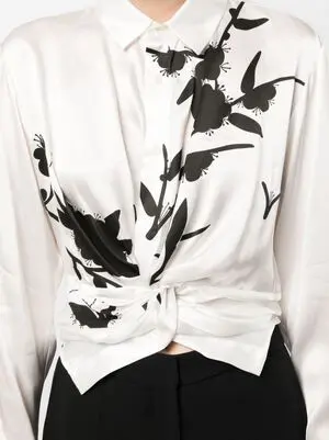 JNBY Graphic-print Silk Shirt