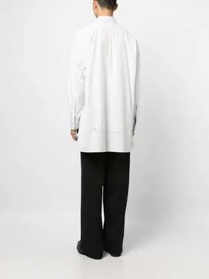 Yohji Yamamoto Graphic-print Cotton Shirt