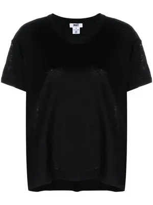 Dkny Short-sleeve Linen T-shirt