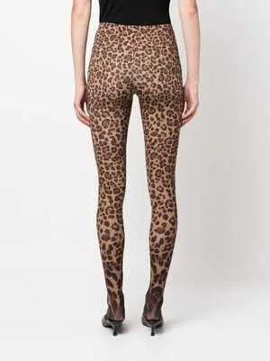 Valentino Garavani Leopard Print Tights