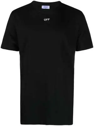 Off-White Arrows-embroidered Cotton T-shirt