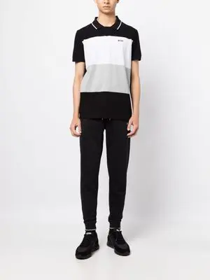 BOSS Logo-embroidery Cotton Track Pants