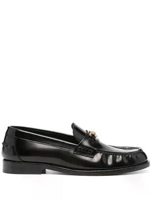 Versace Medusa '95 Leather Loafers - Black