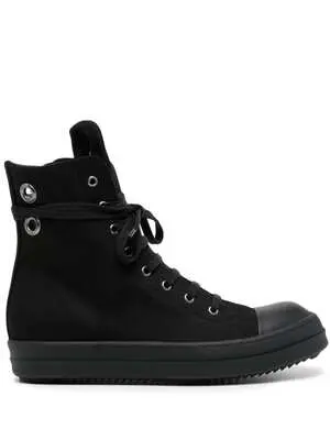 Rick Owens Eyelet-detailing Zip-up Sneakers