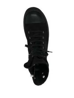 Rick Owens Eyelet-detailing Zip-up Sneakers