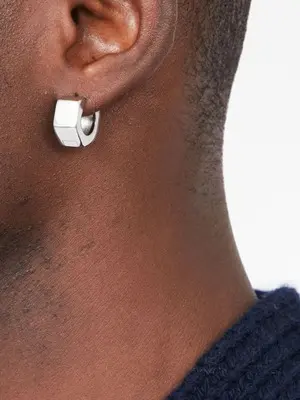 MAISON MARGIELA Screw-motif Hoop Earrings