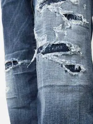 Dsquared2 Ripped Straight-leg Jeans