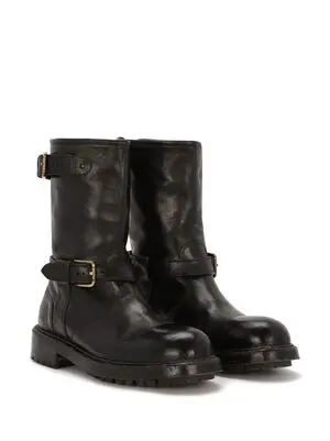 Dolce & Gabbana Smooth Leather Bernini Boots