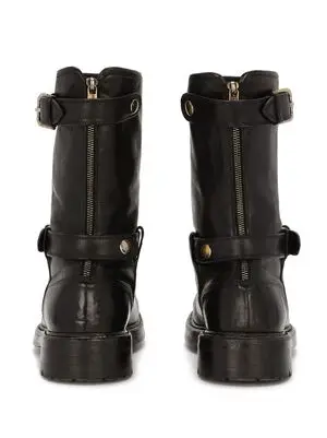 Dolce & Gabbana Smooth Leather Bernini Boots