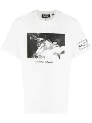 HACULLA. Careless Whisper Cotton T-shirt - White