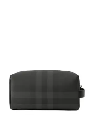 Burberry Check-pattern Travel Pouch