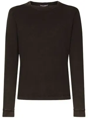 Dolce & Gabbana Crew-neck Cotton Sweatshirt