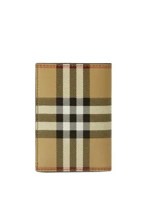 Burberry Vintage Check Bi-fold Wallet - Neutrals