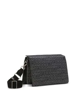Dolce & Gabbana Logo-print Shoulder Bag - Black