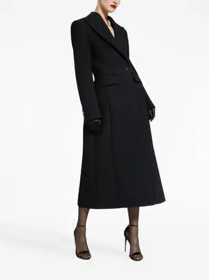 Dolce & Gabbana Double-breasted Long Coat - Black