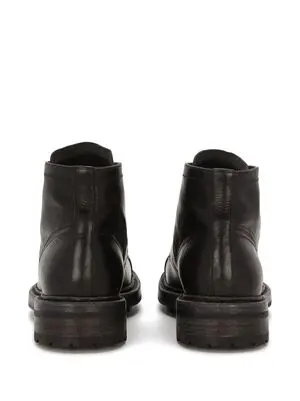 Dolce & Gabbana Leather Ankle Boots