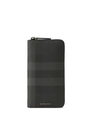 Burberry Grained Zip-around Wallet