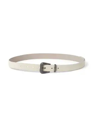 Brunello Cucinelli Suede Adjustable-fit Belt