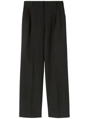 Burberry Wide-leg Wool Trousers