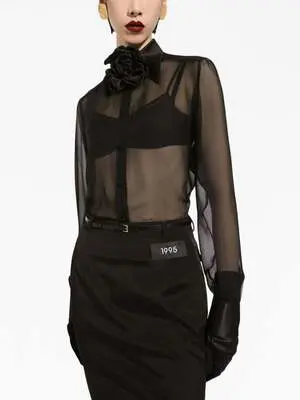 Dolce & Gabbana Semi-sheer Mesh Shirt