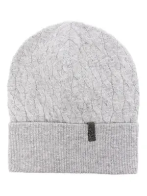 Brunello Cucinelli Cable-knit Beanie Hat