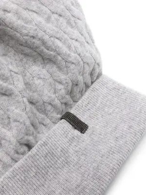Brunello Cucinelli Cable-knit Beanie Hat