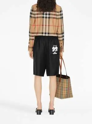 Burberry Check Cotton Shirt - Neutrals