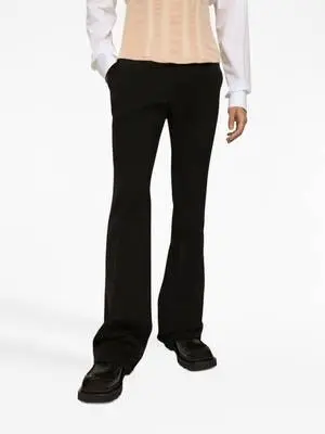 Dolce & Gabbana Pressed-crease Wool Trousers