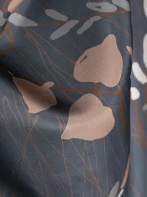 Brunello Cucinelli Ramage-print Silk Scarf