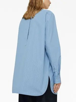 JIL SANDER Striped Cotton Blouse