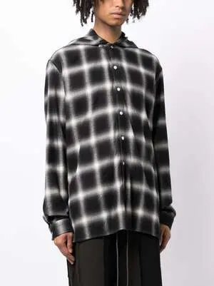 MOSTLY HEARD RARELY SEEN Gradient-effect Scarf-detail Shirt
