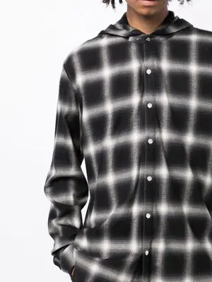 MOSTLY HEARD RARELY SEEN Gradient-effect Scarf-detail Shirt