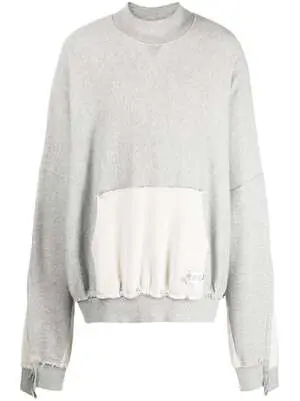 MOSTLY HEARD RARELY SEEN Exposed-seam Cotton Sweatshirt