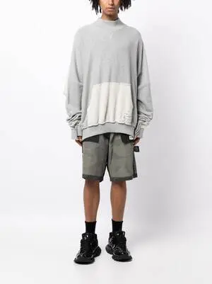 MOSTLY HEARD RARELY SEEN Exposed-seam Cotton Sweatshirt