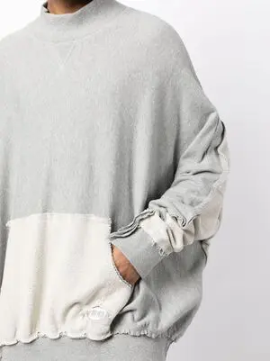 MOSTLY HEARD RARELY SEEN Exposed-seam Cotton Sweatshirt
