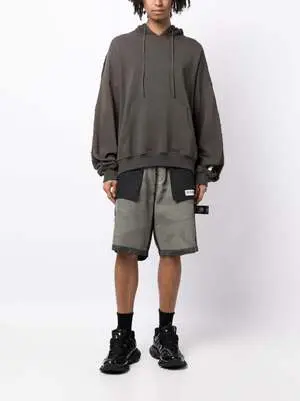 MOSTLY HEARD RARELY SEEN Cable-knit Cotton Hoodie