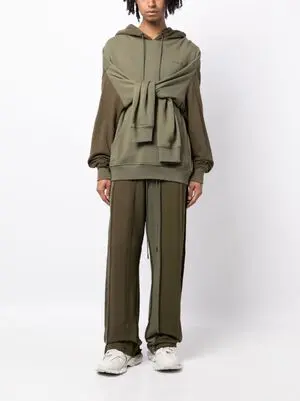MOSTLY HEARD RARELY SEEN Double-sleeve Cotton Hoodie - Green
