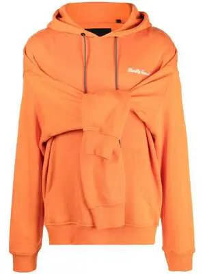 MOSTLY HEARD RARELY SEEN Double-sleeve Layered Cotton Hoodie