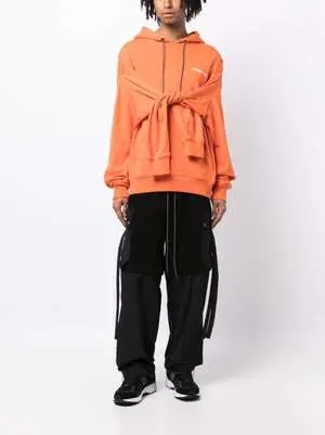 MOSTLY HEARD RARELY SEEN Double-sleeve Layered Cotton Hoodie