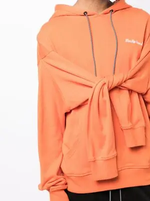 MOSTLY HEARD RARELY SEEN Double-sleeve Layered Cotton Hoodie