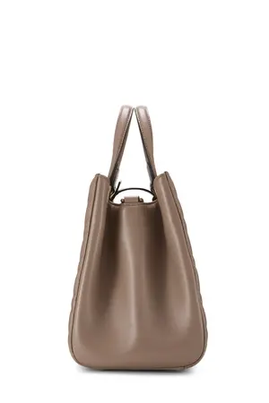 Gucci Leather Gg Marmont Top Handle Bag