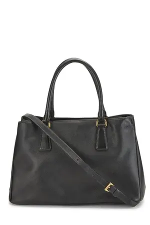 Prada Saffiano Leather Tote - Black