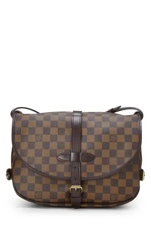 LOUIS VUITTON Damier Ebene Saumur 30 - Brown
