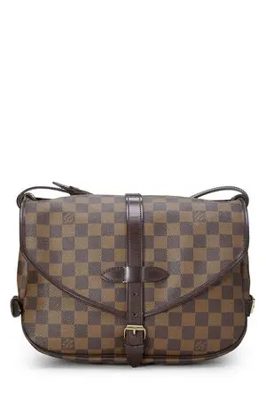 LOUIS VUITTON Damier Ebene Saumur 30 - Brown