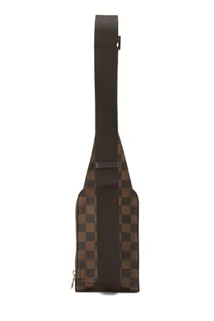 LOUIS VUITTON Damier Ebene Geronimos Sling Bag - Brown
