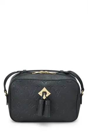LOUIS VUITTON Monogram Empreinte Saintonge Crossbody - Black