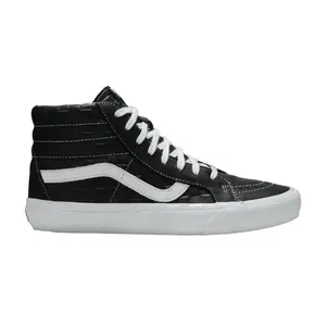 VANS Sk8-hi Reissue Checkerboard Embossed High Top Sneakers - Black