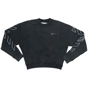 Off-White Abstract Arrows Over Crewneck Sweatshirt - Black