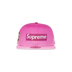 Supreme Gradient Box Logo New Era Cap - Pink