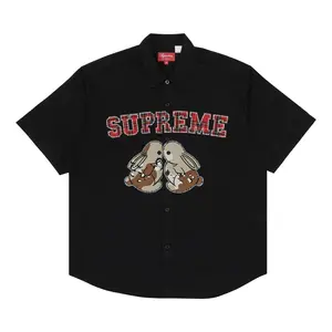 Supreme Bunnies Short-sleeve Work Shirt - Black